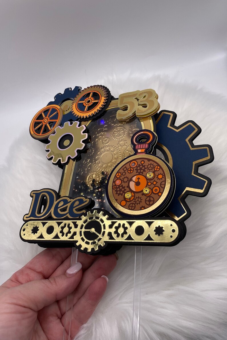 Custom Deluxe Cake Topper Shaker - Etsy