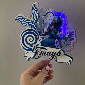 Custom Yemayá Cake Topper Read - Etsy