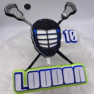 Lacrosse Cake Topper & More - Etsy