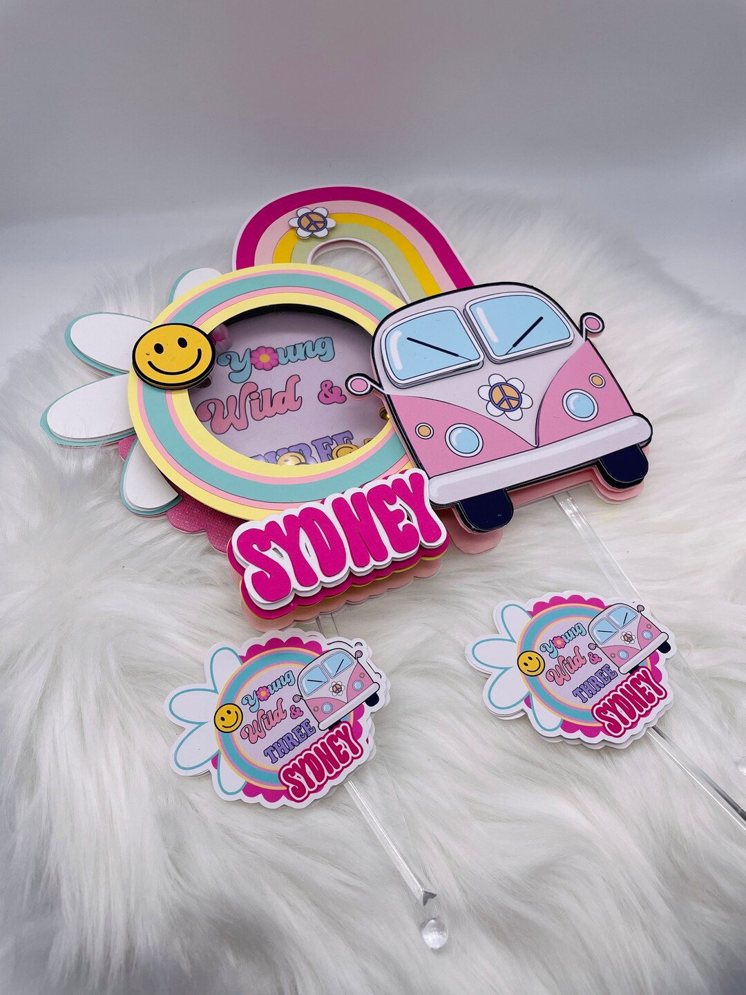 Custom Deluxe Cake Topper Shaker - Etsy