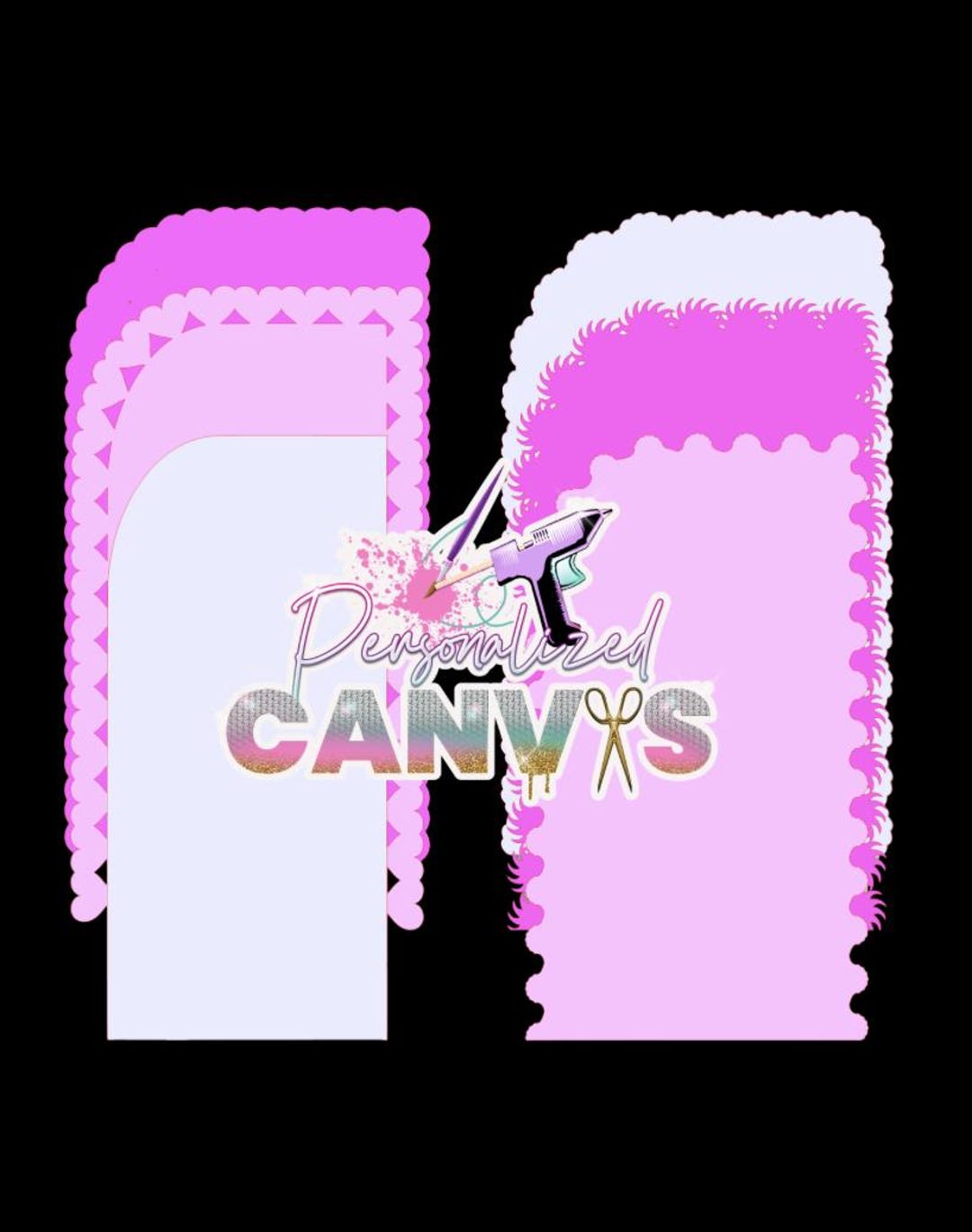Canvas 6 Panels Funky Collection SVG Format - Etsy