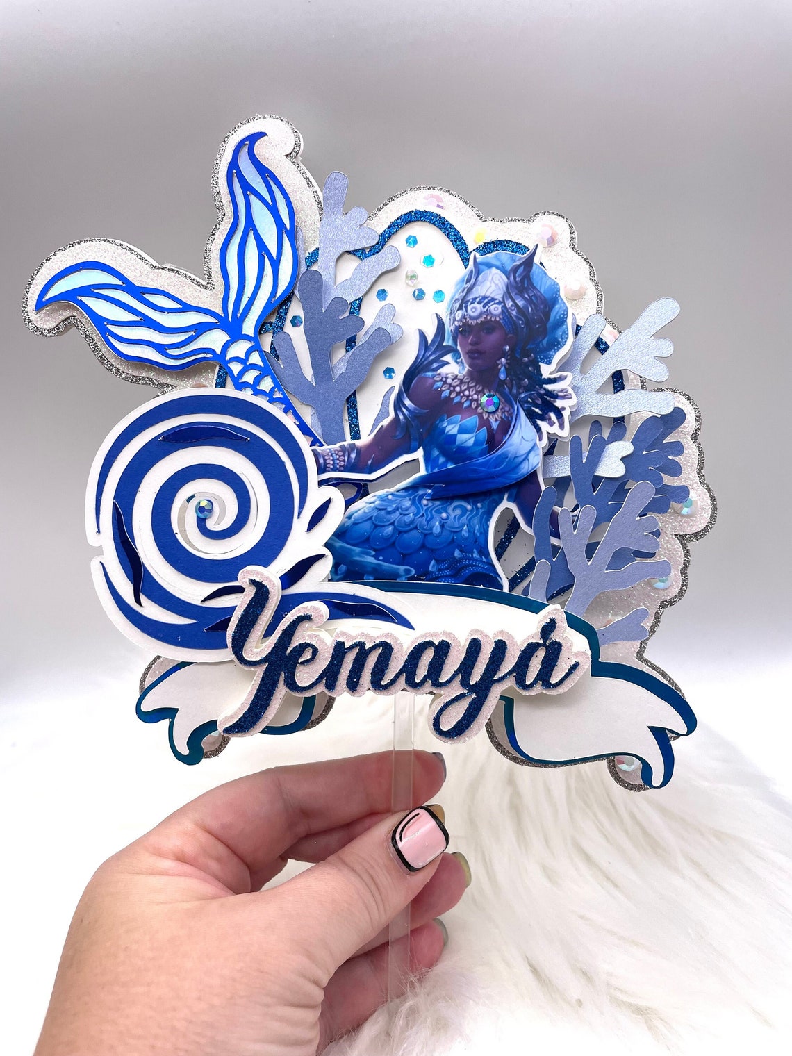 Custom Yemayá Cake Topper Read - Etsy