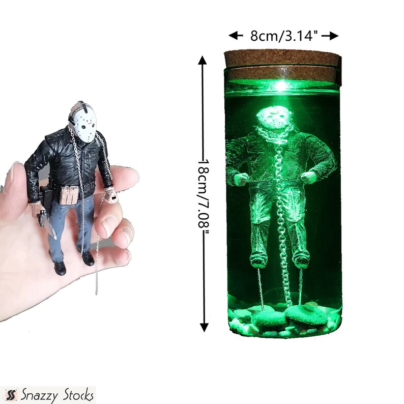 Jason Voorhees Lamp 2022 New Jason Lamp Horror Lamp the - Etsy Canada