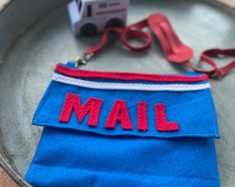 Kids Personalized Play Mail Set With Mail Bag and Personalized - Etsy