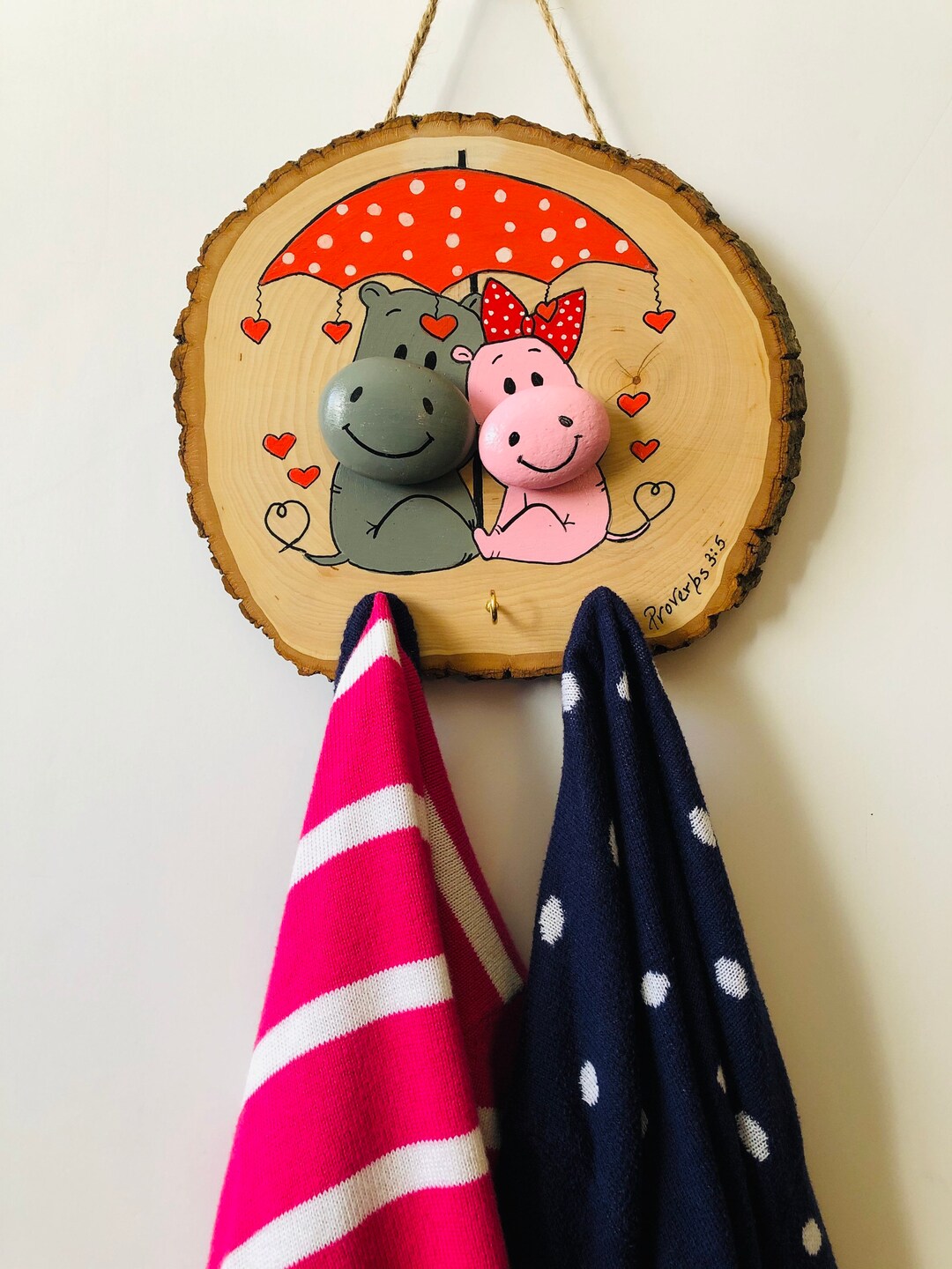 Wood Art/ Key Holder/ Wooden Key Holder/ Wood Art Painting/ - Etsy