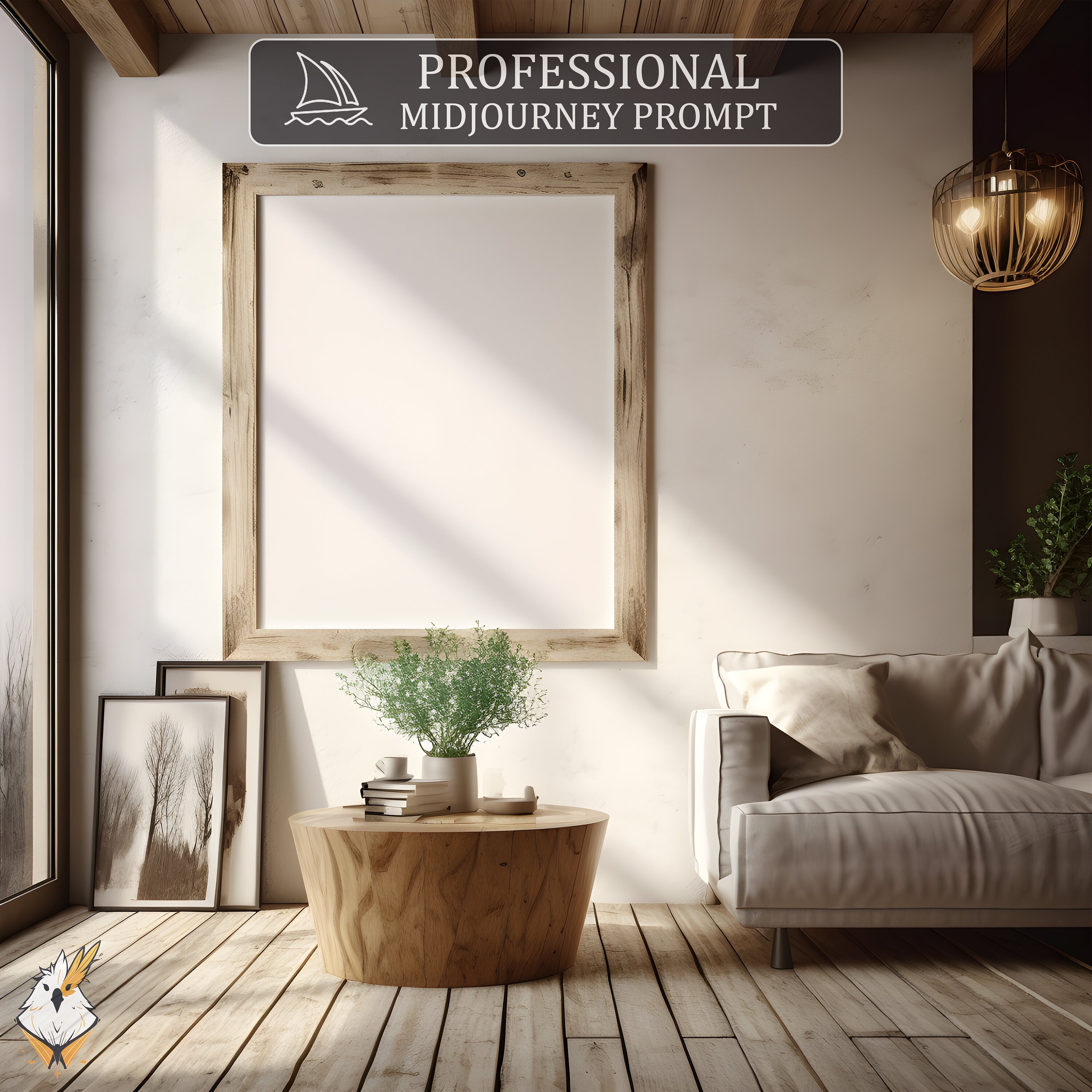 Canvas Mockup Midjourney Prompt Midjourney Art Commercial - Etsy