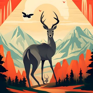 National Park Poster Midjourney Prompt, Midjourney Prompt, Midjourney ...