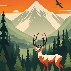 National Park Poster Midjourney Prompt, Midjourney Prompt, Midjourney ...