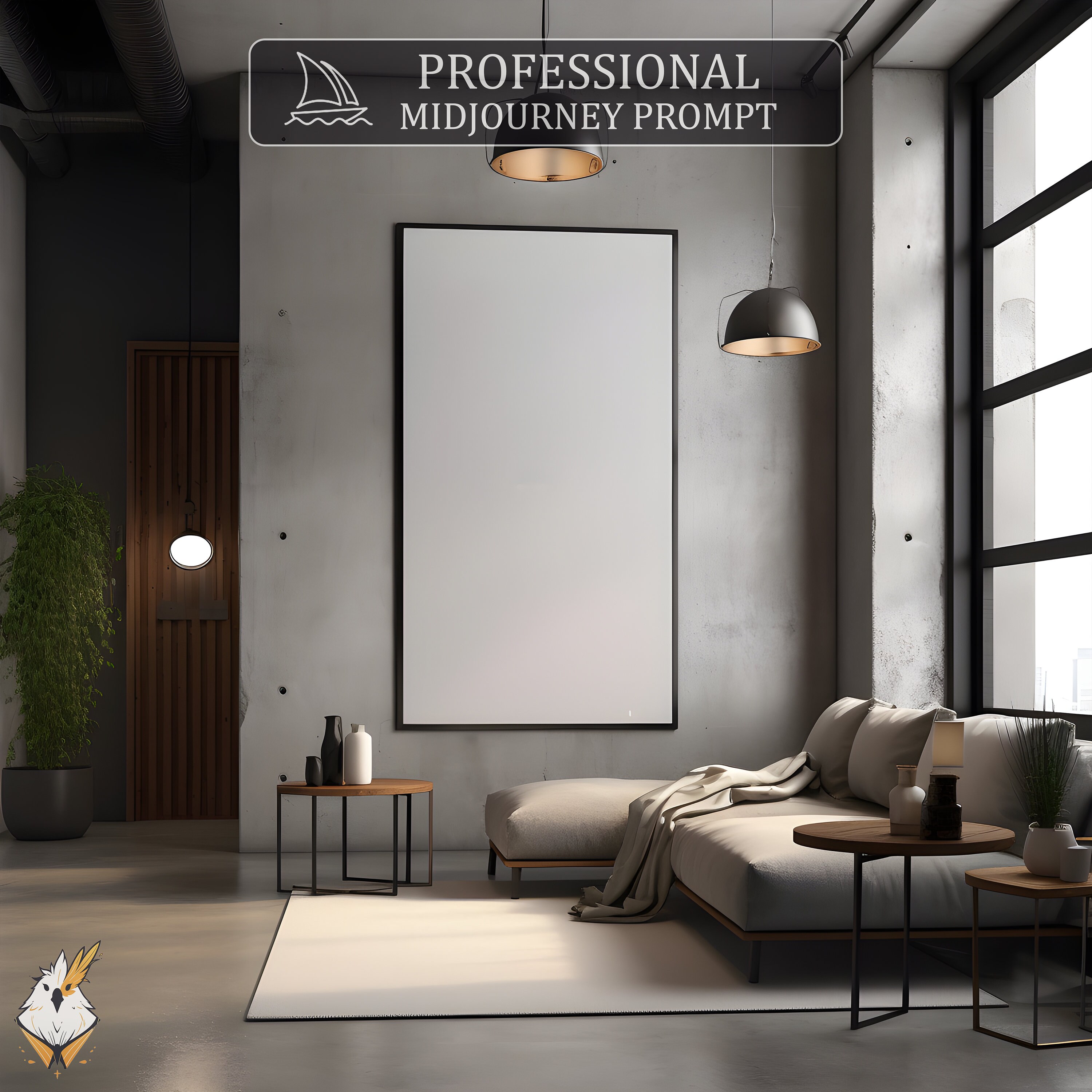 Canvas Mockup Midjourney Prompt Midjourney Art Commercial - Etsy