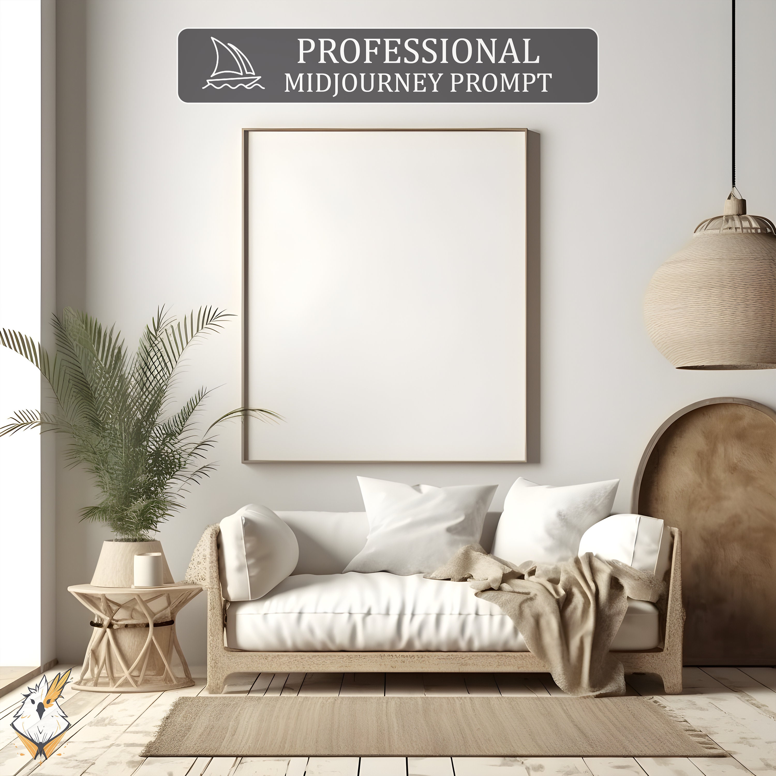 Canvas Mockup Midjourney Prompt Midjourney Art Commercial - Etsy