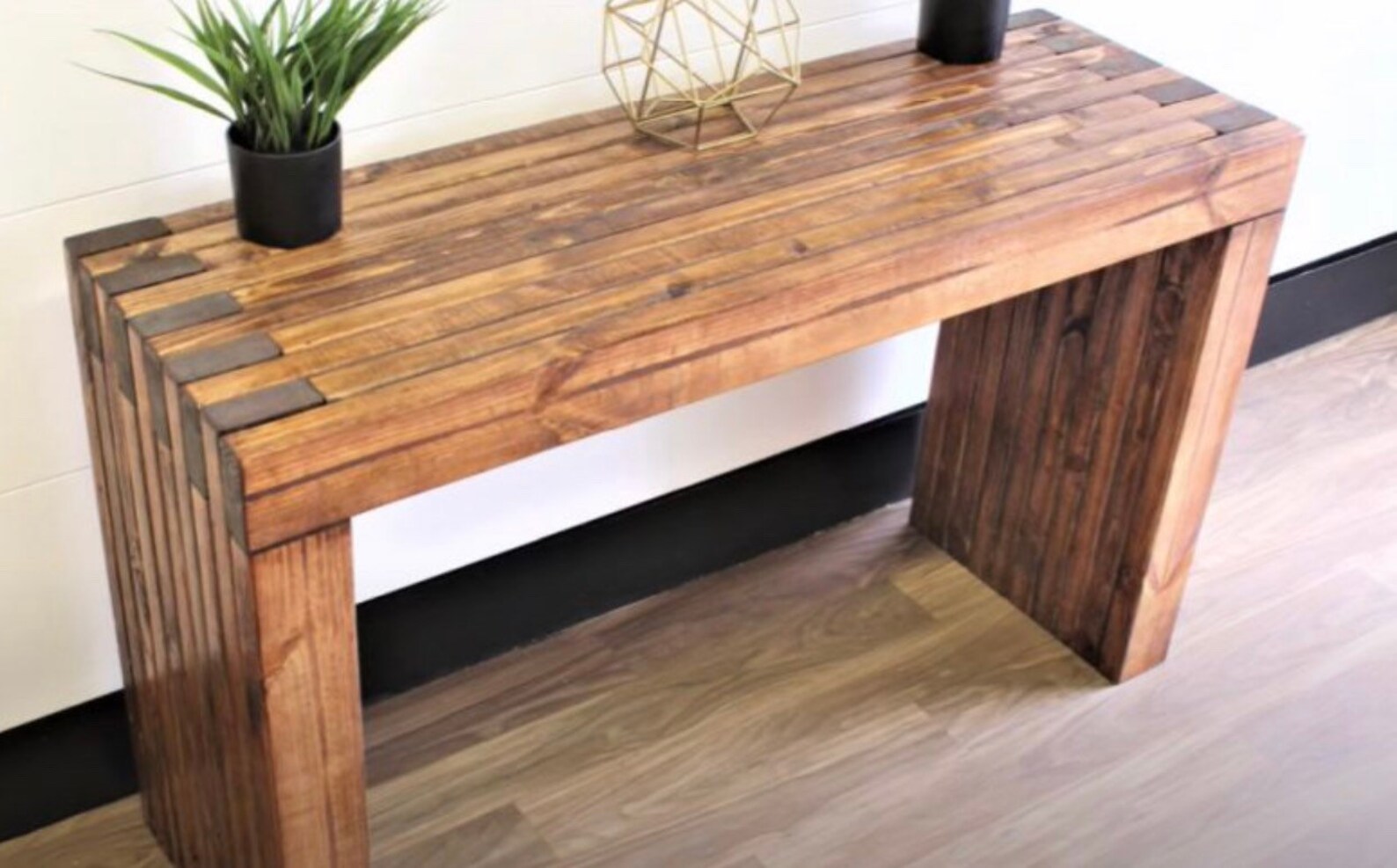 Handcrafted Console Table - Etsy