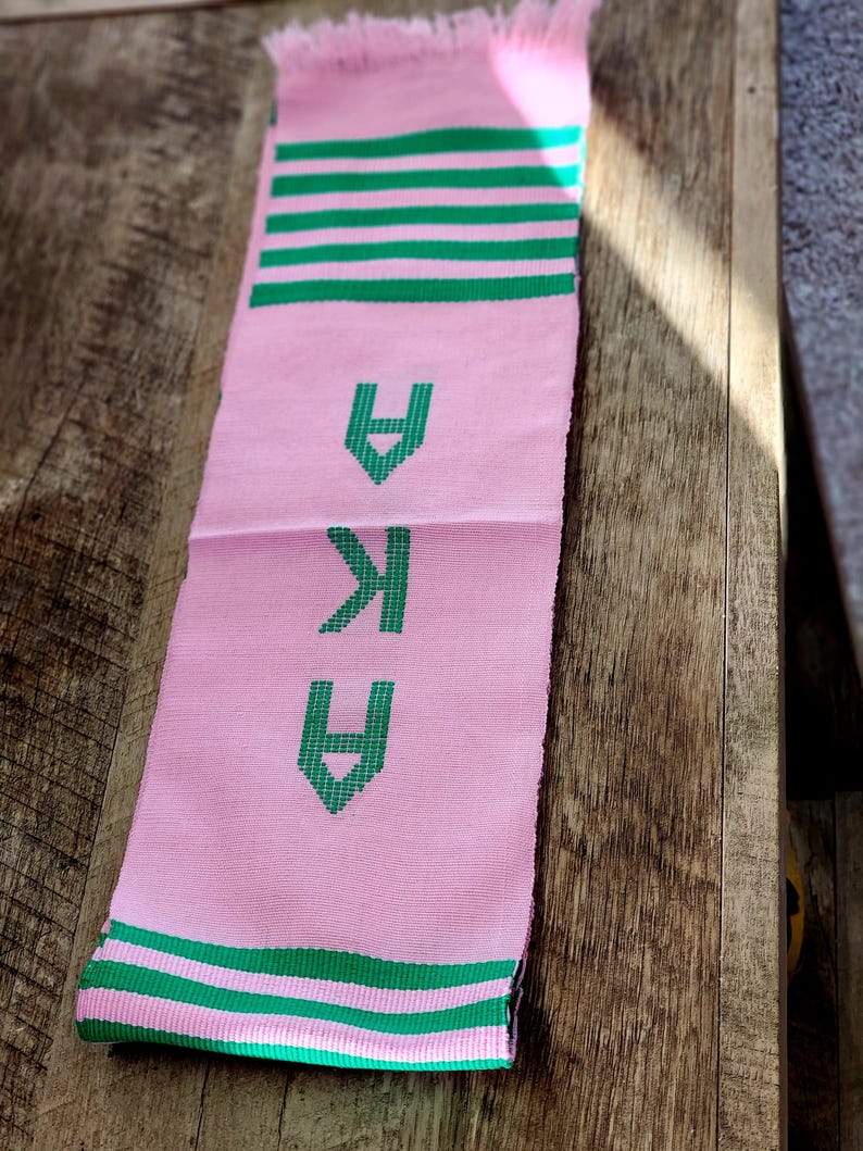 Alpha Kappa Alpha Graduation Sash Stole (AKA) Made in Ghana - Etsy