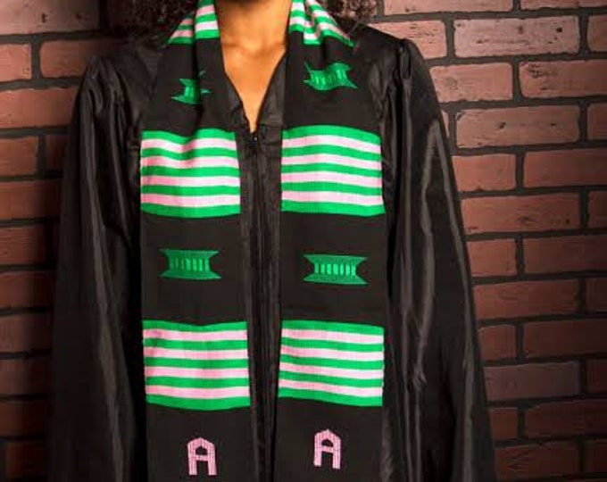 Alpha Kappa Alpha Graduation Sash Stole - Etsy
