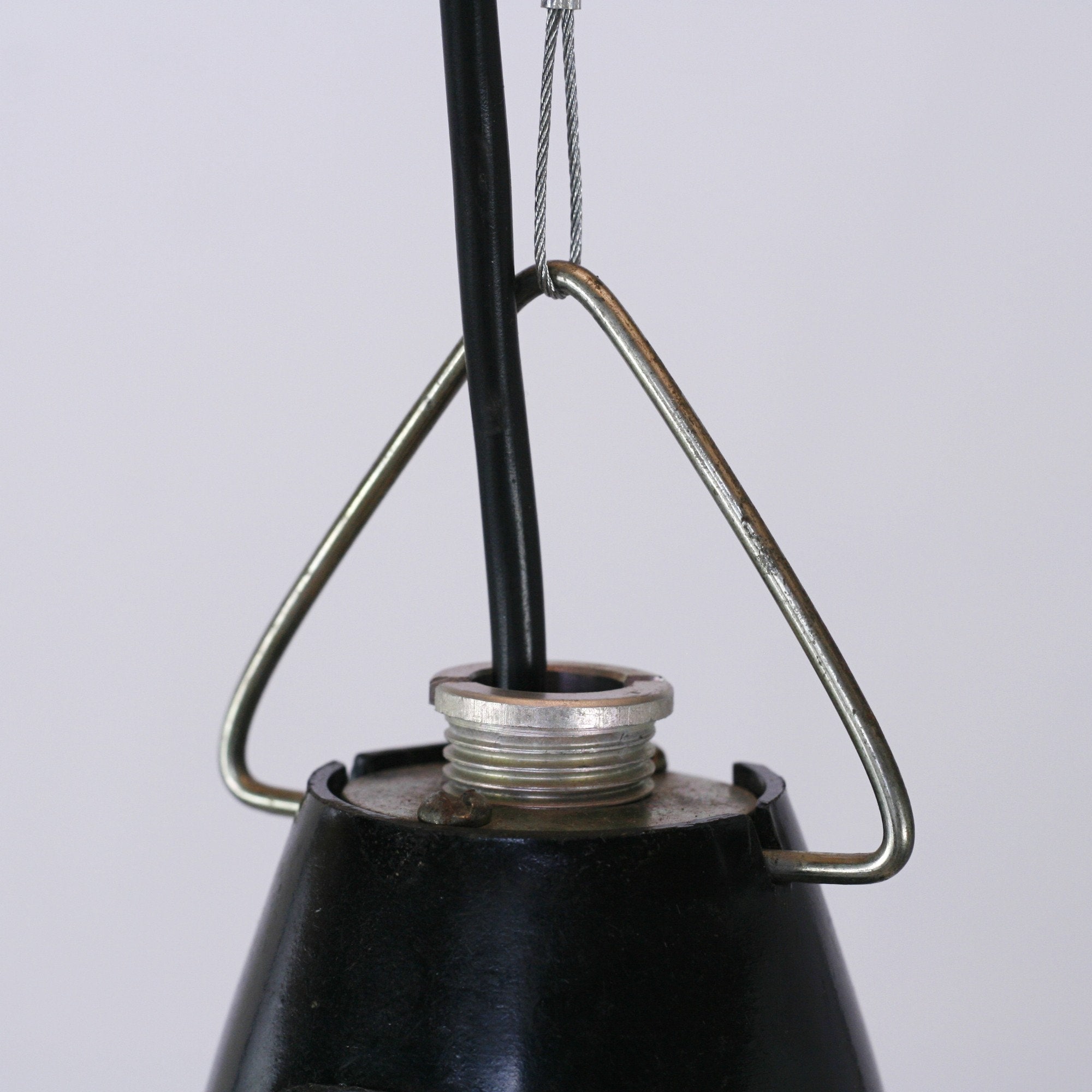 Vintage Industrial Soviet Pendant Lamp USSR White Enamel - Etsy