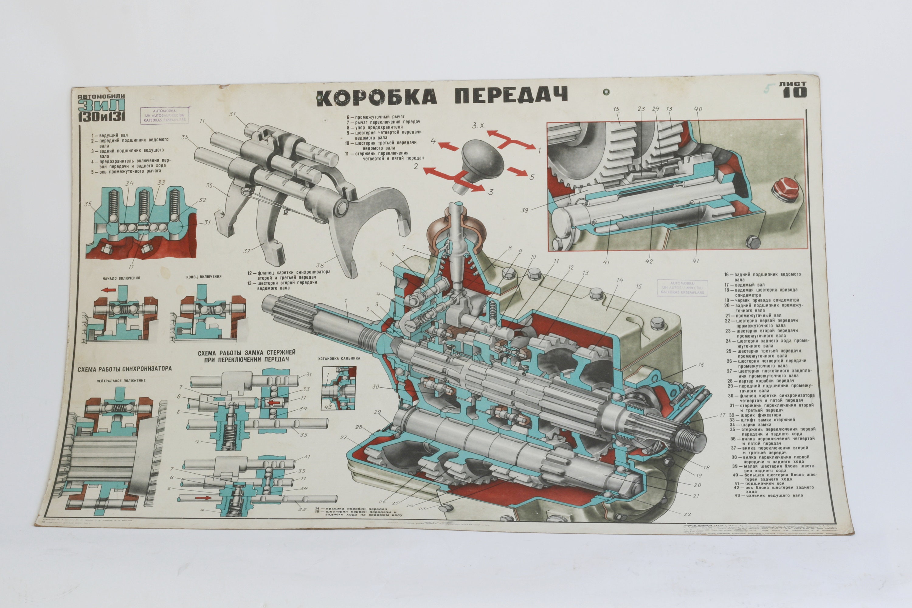 Vintage Original Soviet Truck Poster 1975 Soviet Paper on Cardboard ZIL ...