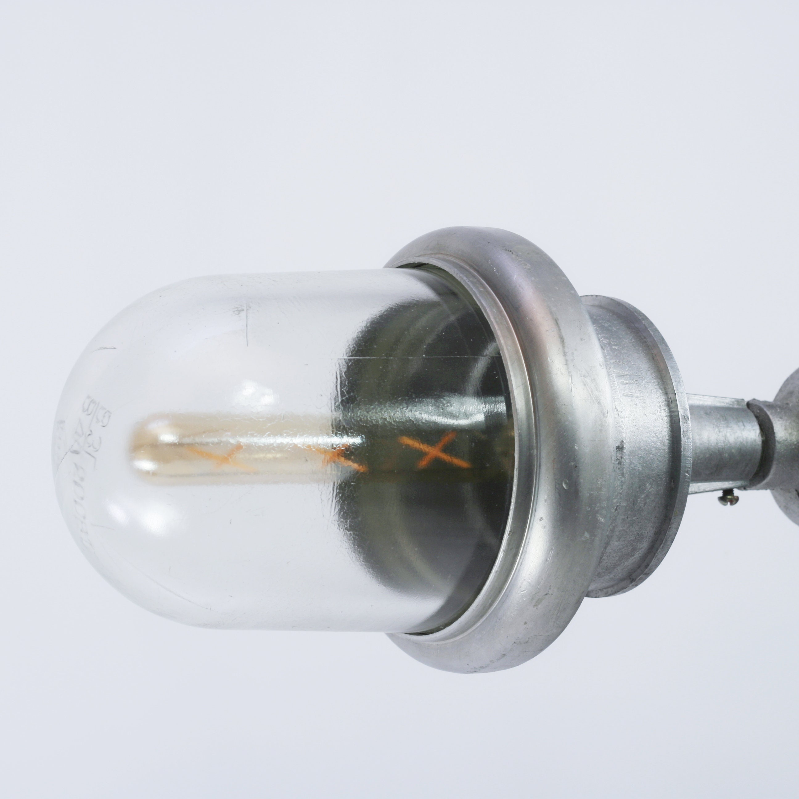Vintage Soviet Industrial Double Pendant Lighting | Explosion Proof ...