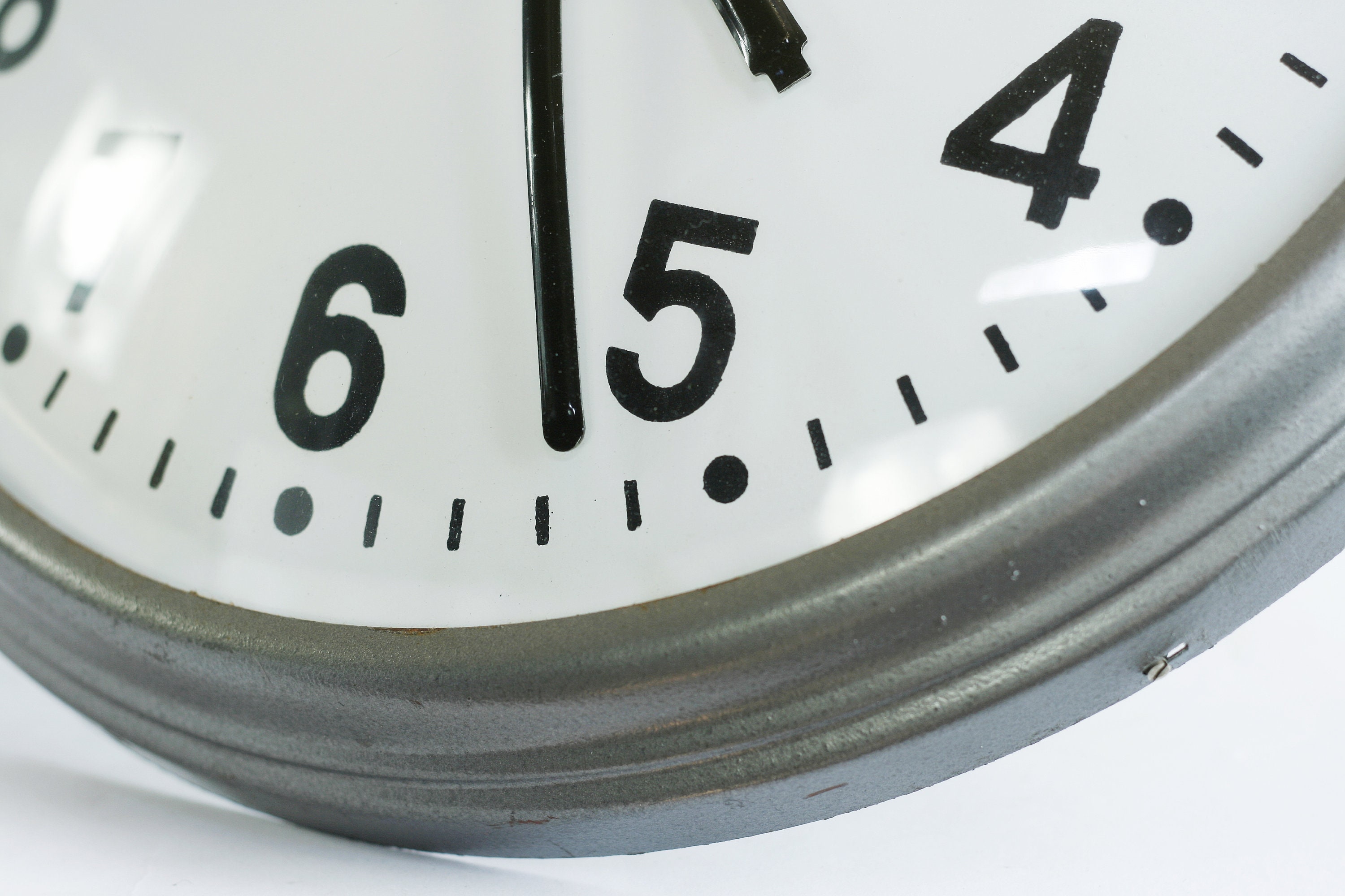 Soviet Industrial Wall Clock Large Soviet Union Factory Clock, Station ...