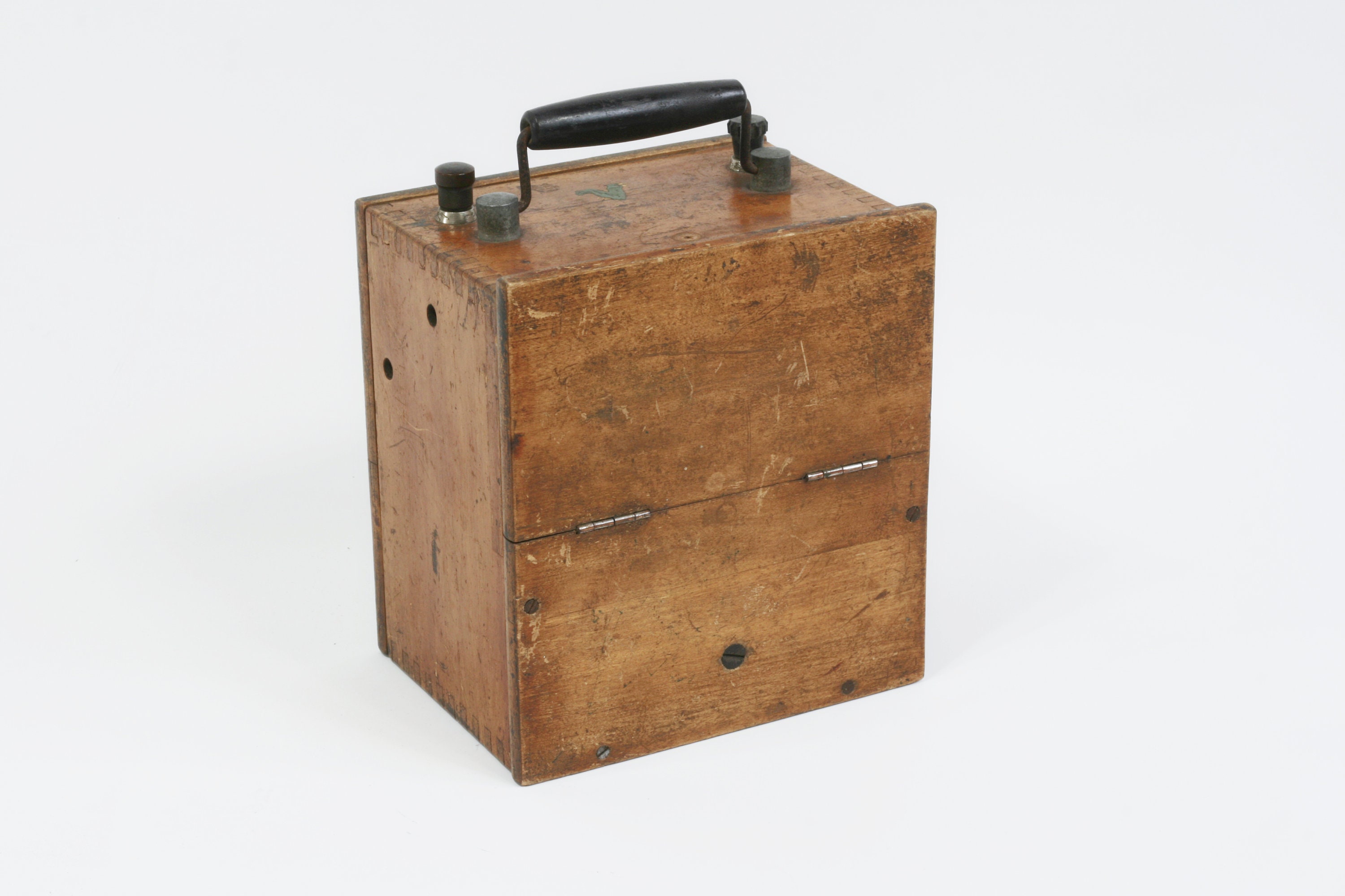 Antique Electrical Measuring Device With Wooden Case From - Etsy