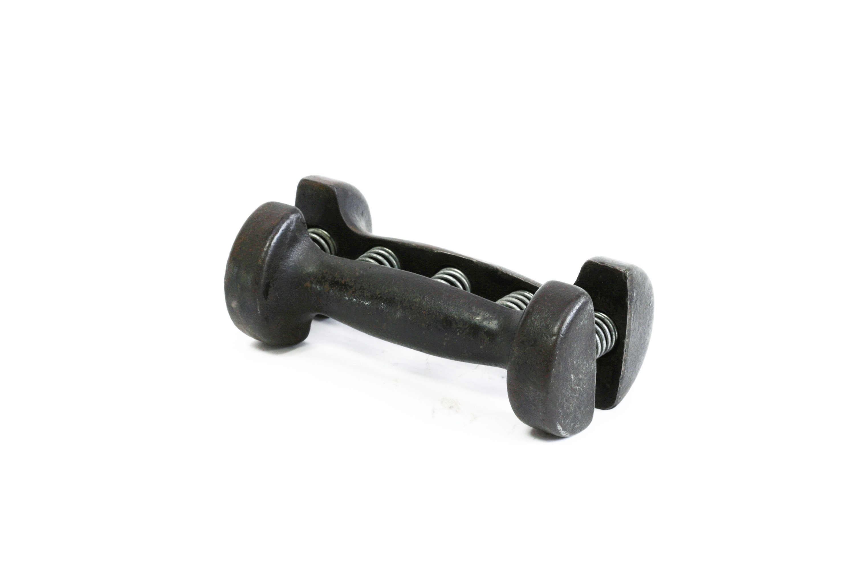 Vintage Cast Iron Dumbbell Soviet Union, Collectible Old USSR Sport ...