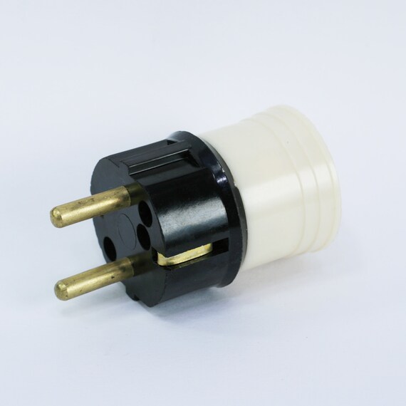 Vintage Soviet Electric Socket Plug With Black Bakelite - Etsy