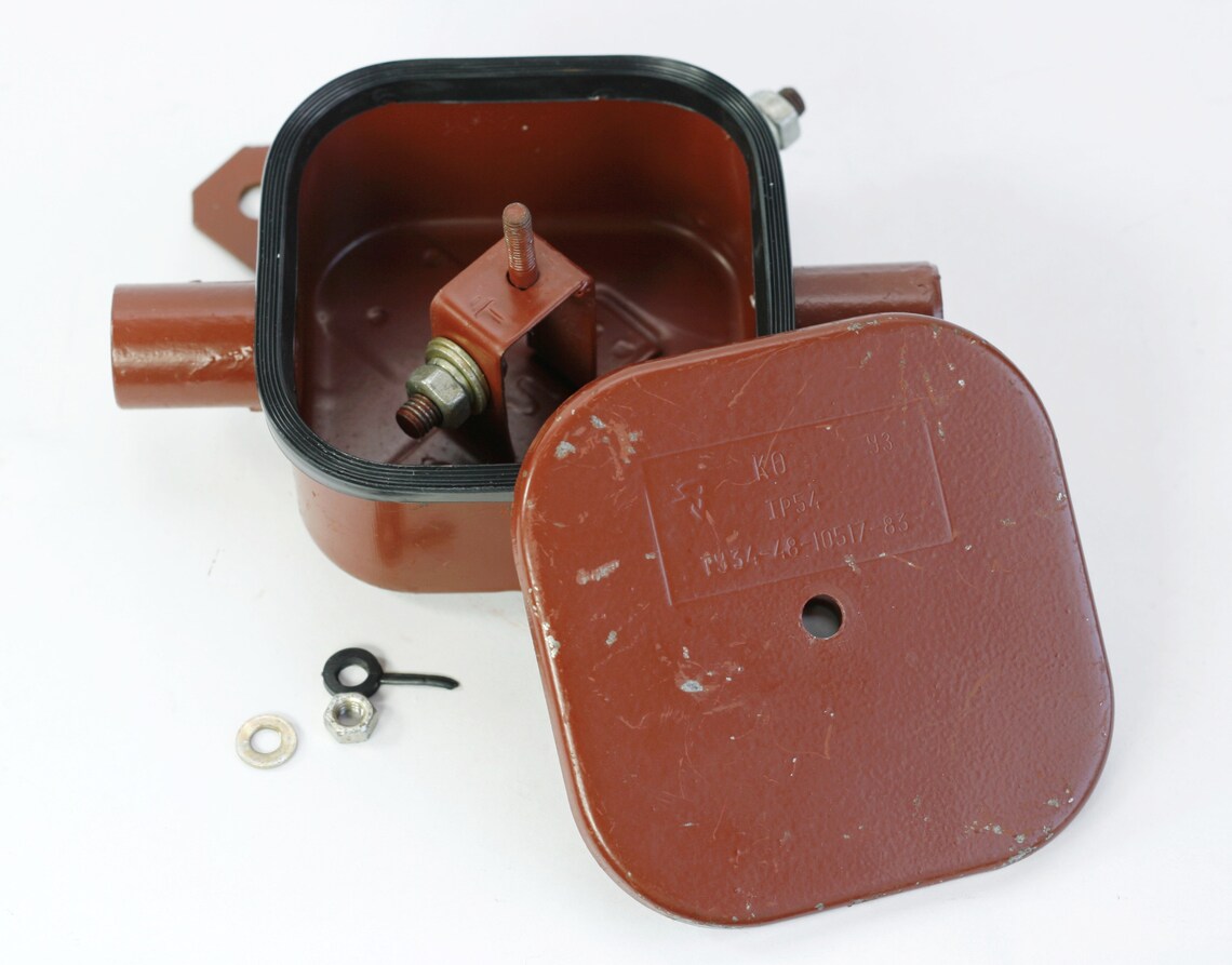 Large Steel Electrical Junction Box Vintage Soviet Union USSR ...