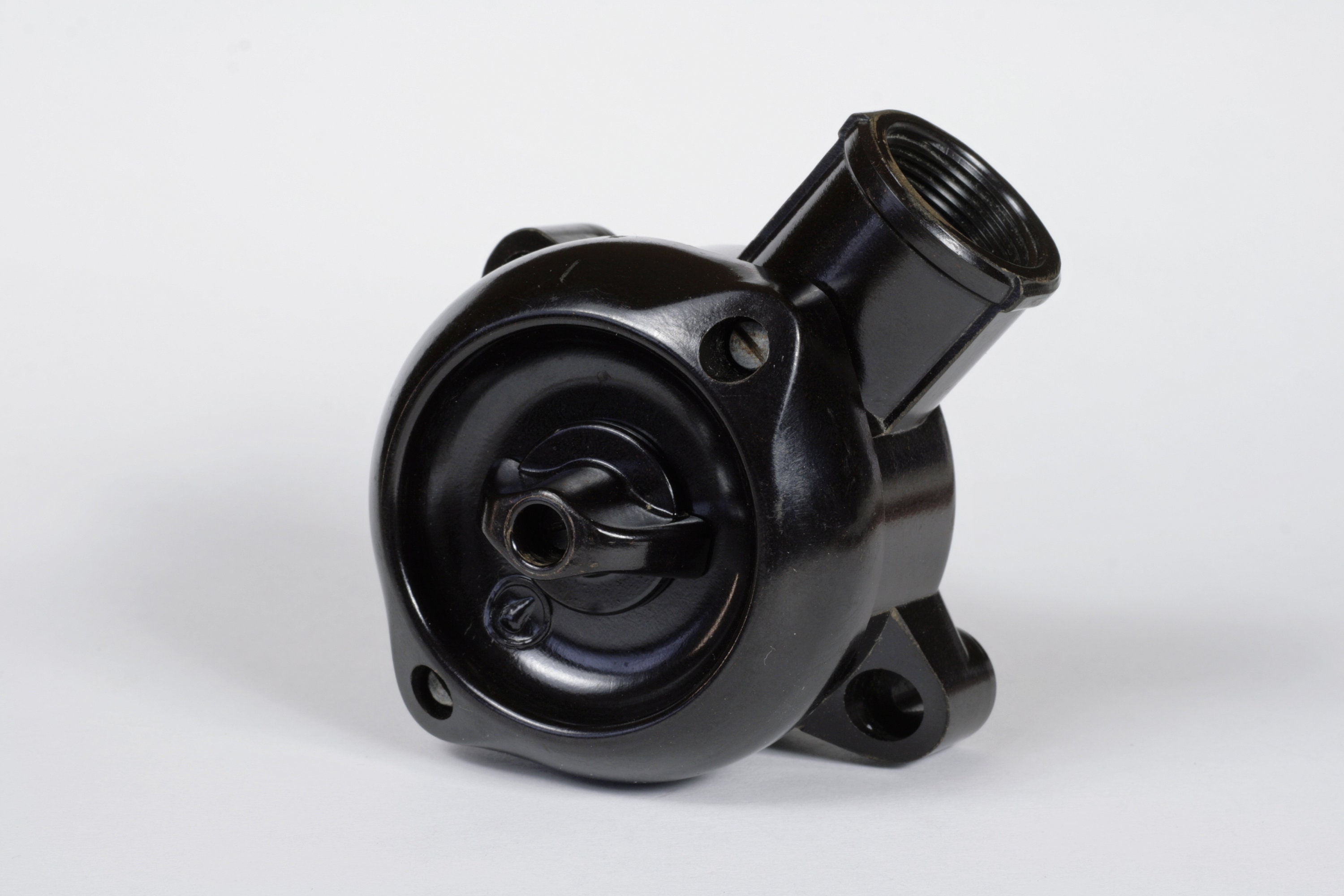 Vintage Black Bakelite Rotary Light Switch - Restored Industrial ...