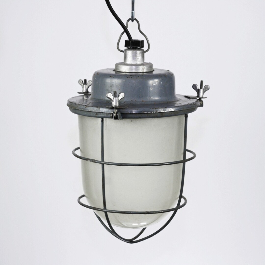 Industrial Lighting From 60s | Vintage Soviet Industrial Lamp | USSR ...