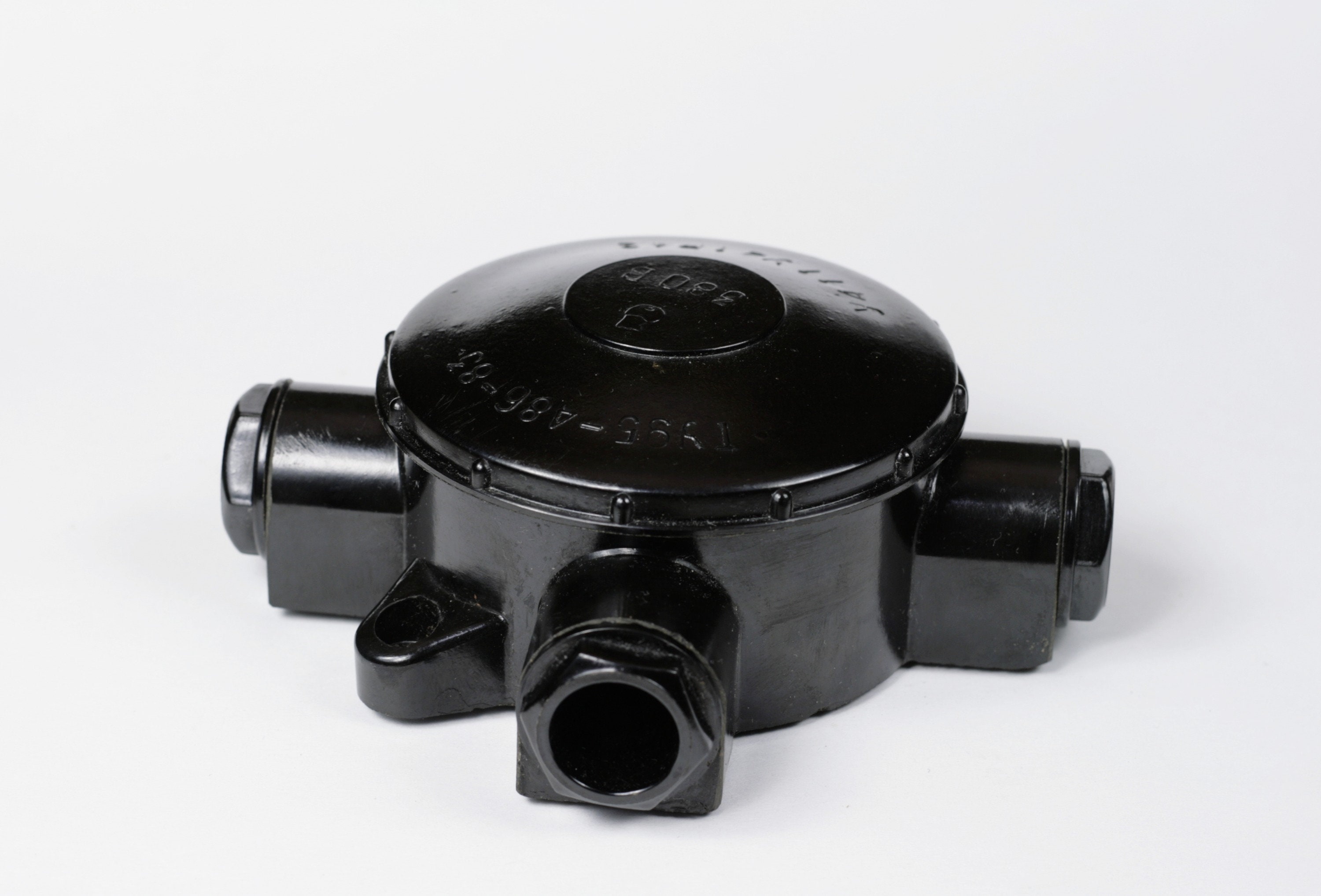 Vintage Black Bakelite Junction Box, Surface Mounted Soviet Union USSR ...