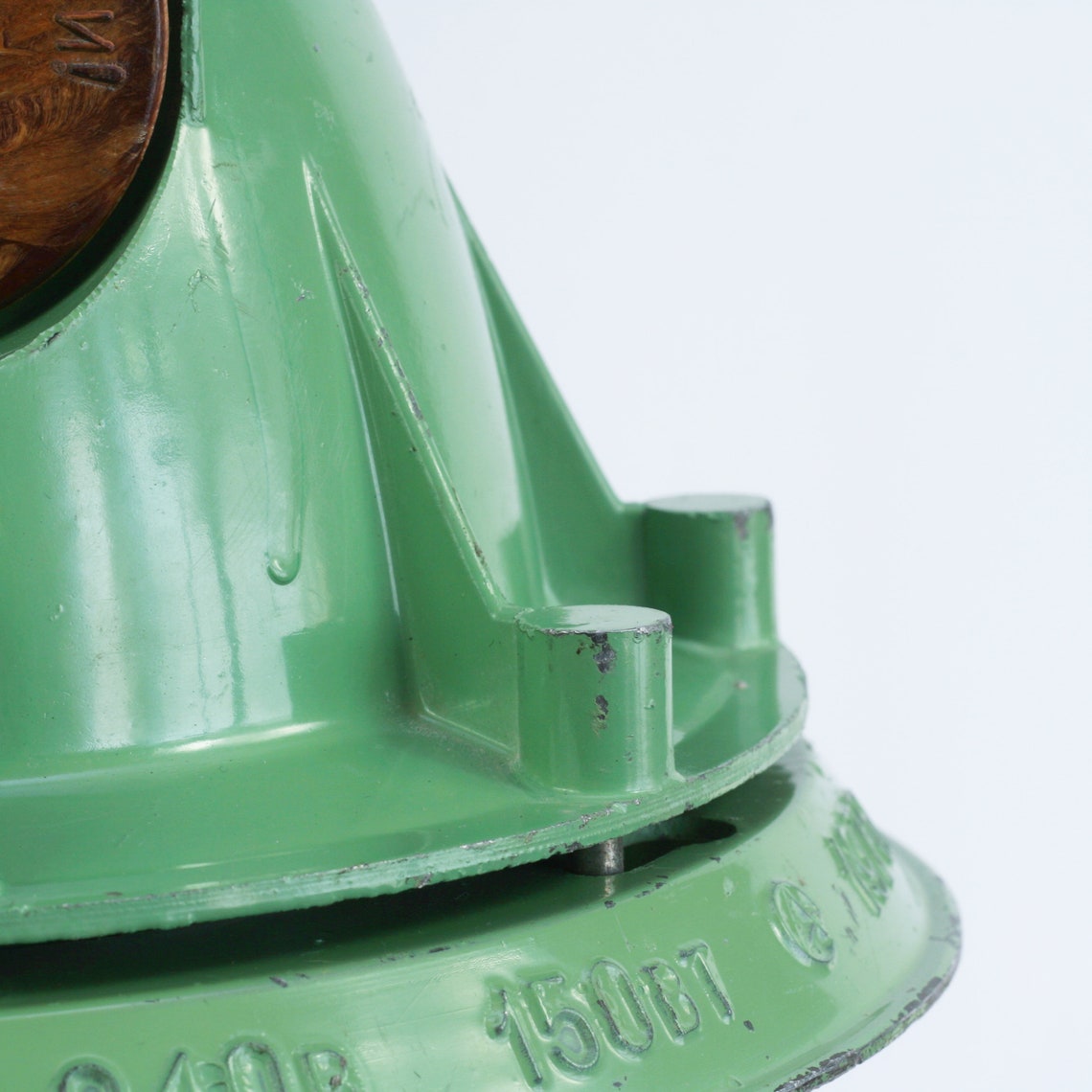 Vintage Soviet USSR Industrial Green Cage Light Fixture - Etsy