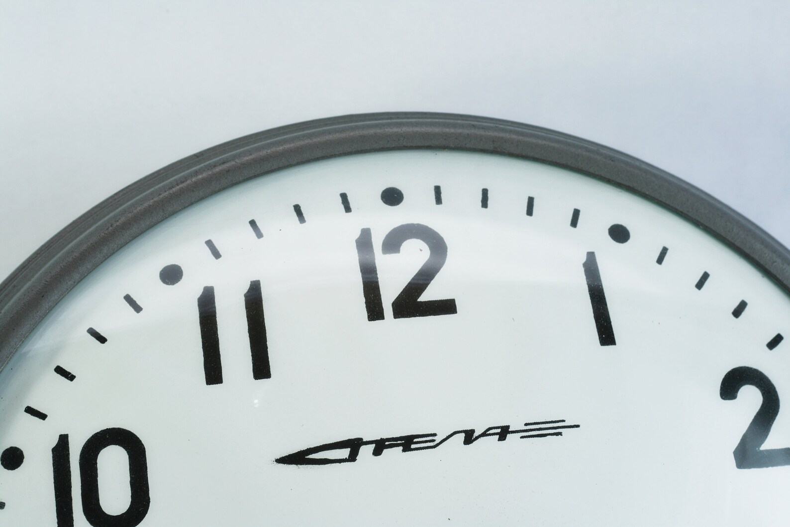 Soviet Industrial Wall Clock | Large Soviet Union Factory Clock ...