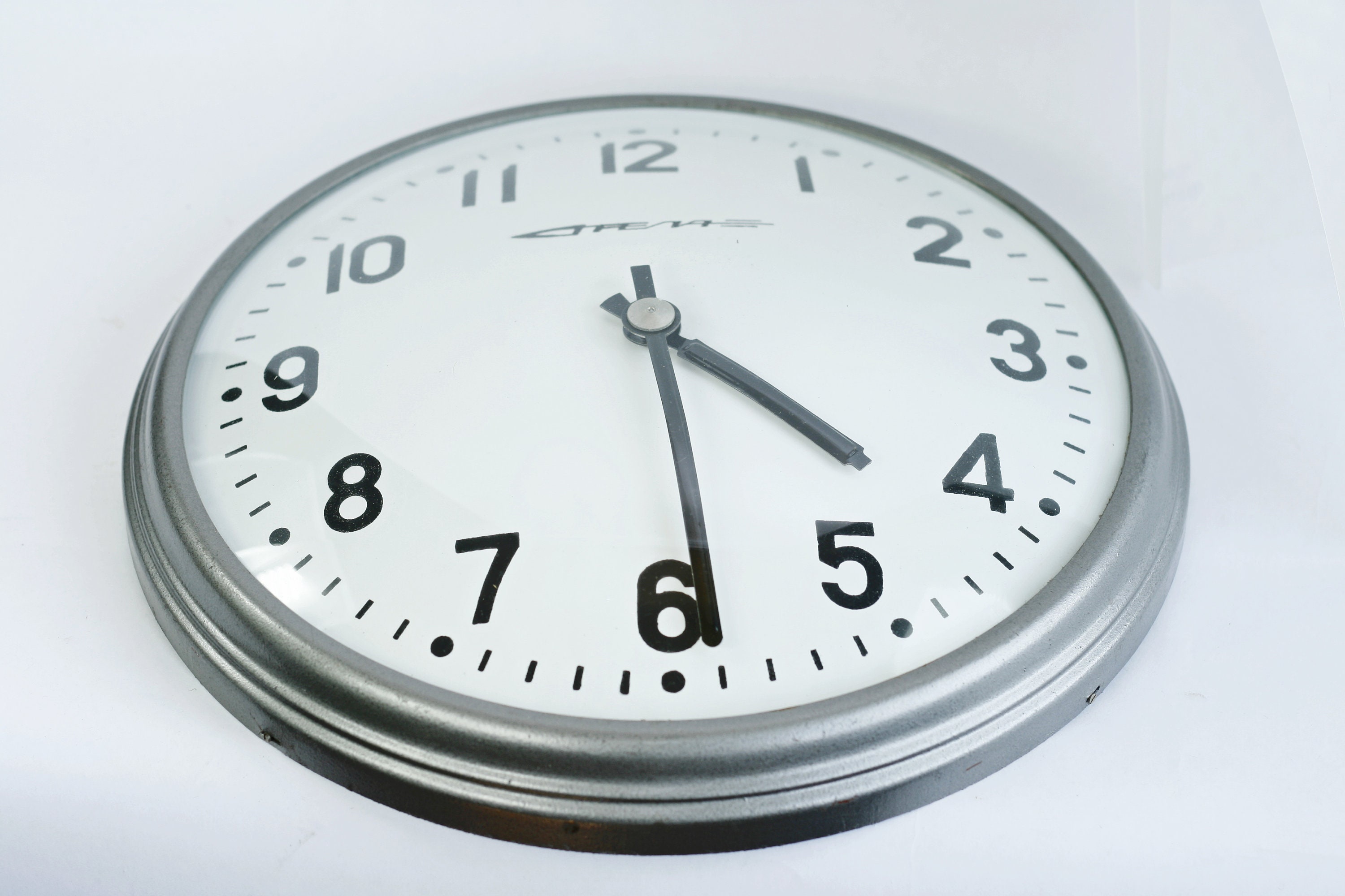 Soviet Industrial Wall Clock | Large Soviet Union Factory Clock ...