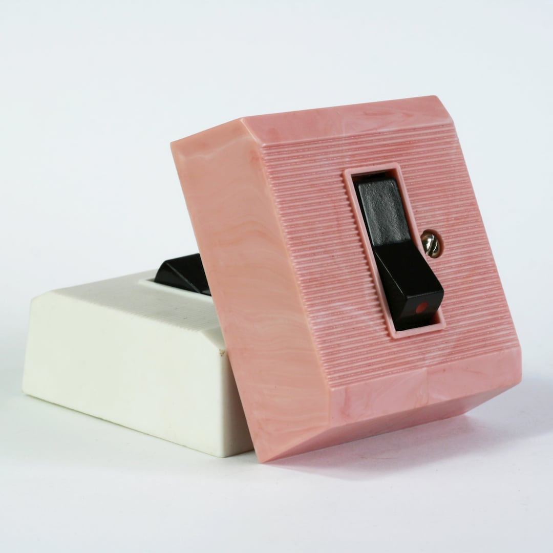 Vintage Soviet USSR Rocker Light Switch Antique Rustic Lightswitch ...