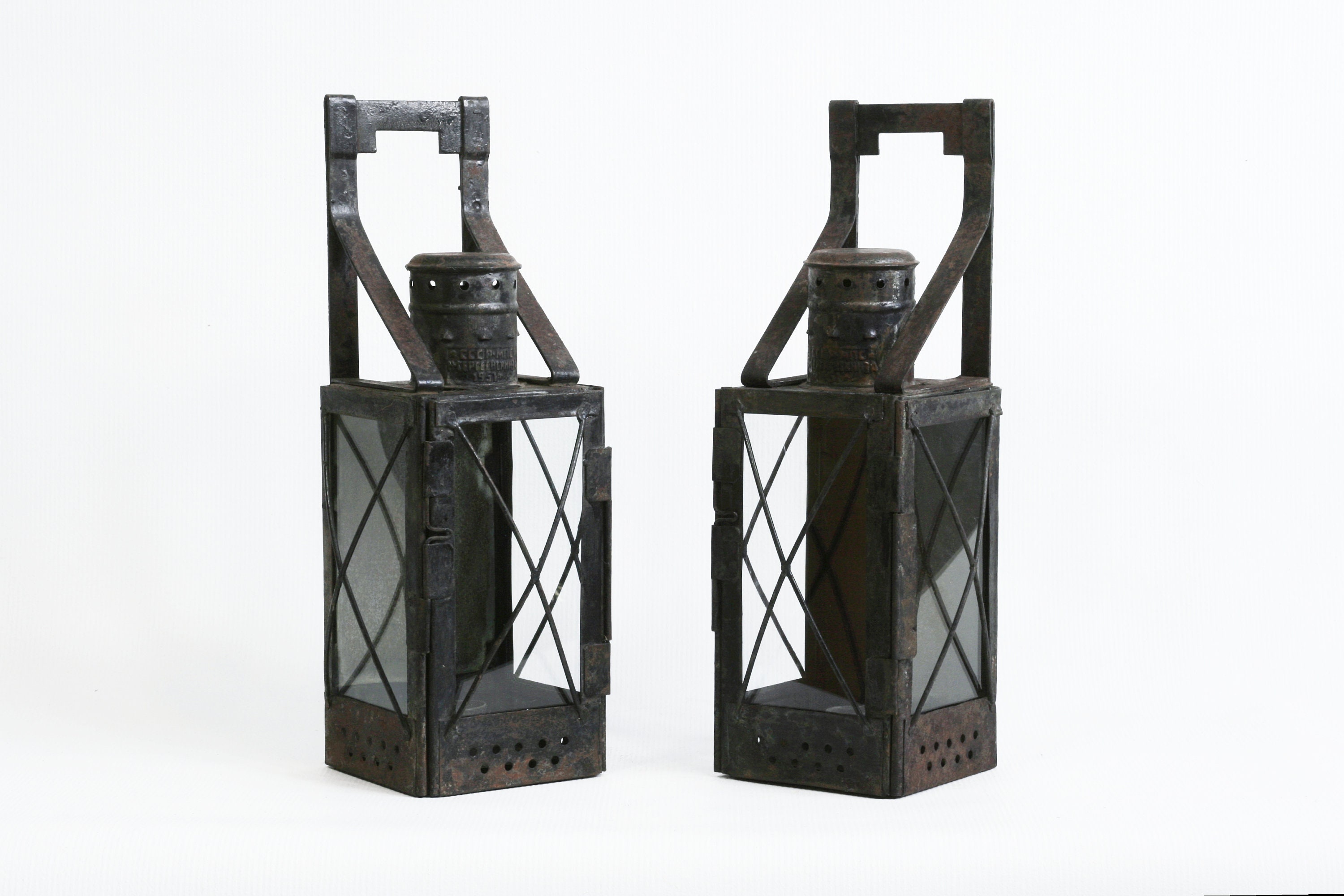 Vintage Soviet Railroad Candle Lantern, 1950s USSR Railway Lamp - Etsy