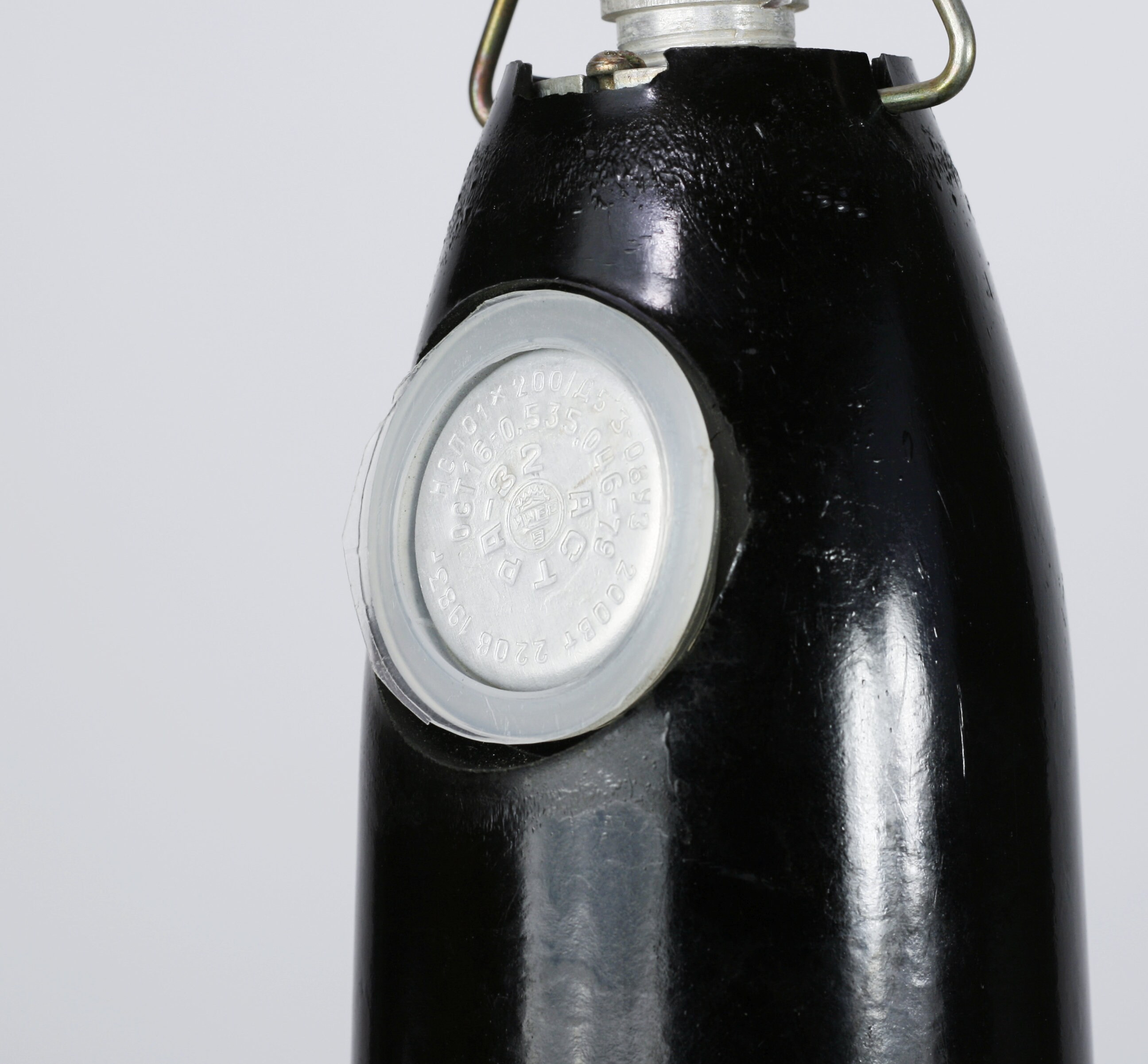 Green Enamel Soviet Lamp With Glass Dome Vintage USSR Shade - Etsy