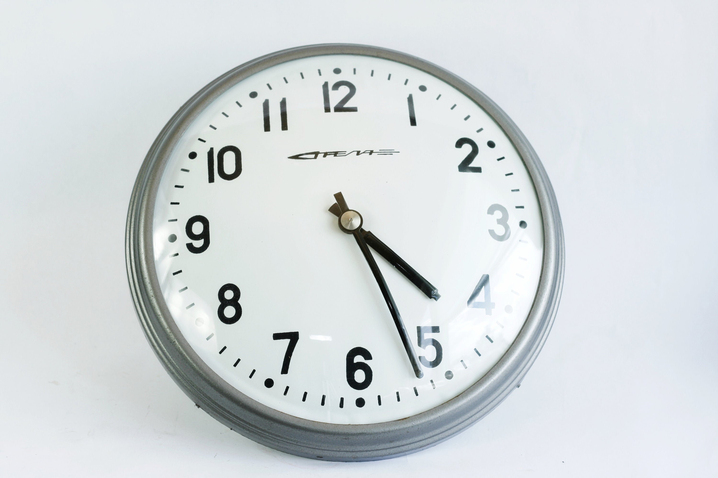 Soviet Industrial Wall Clock Large Soviet Union Factory Clock, Station ...