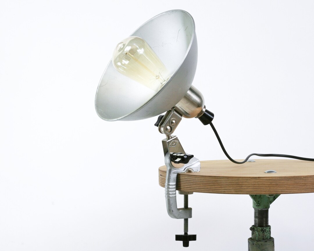 Vintage Soviet Spot Lamp With Clamp Lamp Shade Lighting Adjustable ...