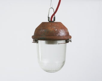 Soviet Vintage Industrial Light Fixture Soviet USSR Hanging - Etsy