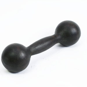 Vintage Cast Iron Dumbbell Soviet Union, Collectible Old USSR Sport ...