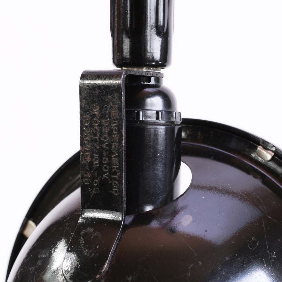 Vintage Industrial Soviet Hand Held Lamp USSR Soviet Bakelite Hanging ...