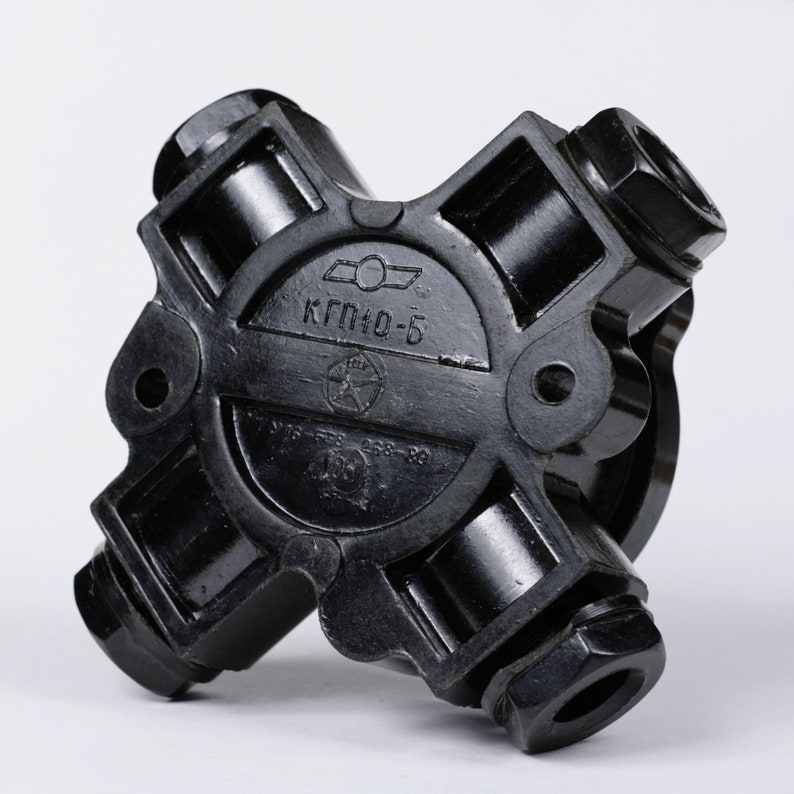 Vintage Industrial Black Bakelite Junction Box Soviet USSR | Retro ...