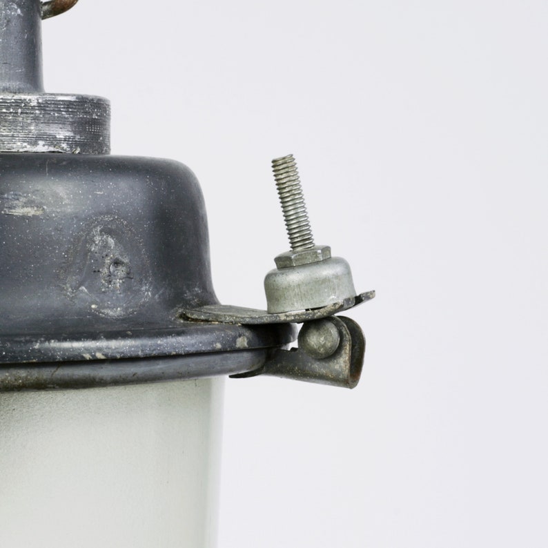 Soviet Vintage Industrial Light Fixture, Soviet USSR Hanging Ceiling ...