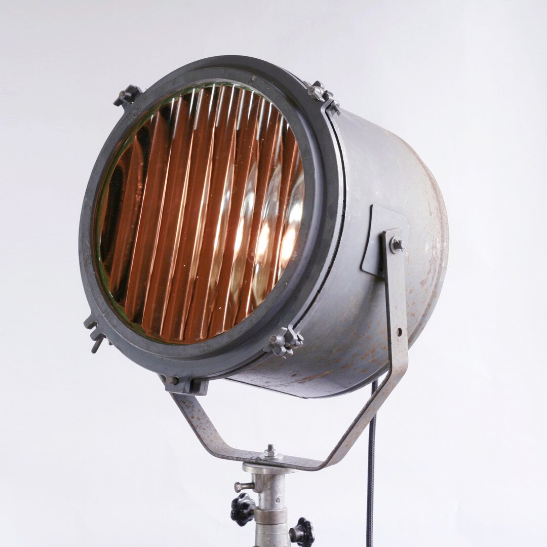 Vintage Soviet Spotlight / Searchlight With Prismatic Glass | USSR ...