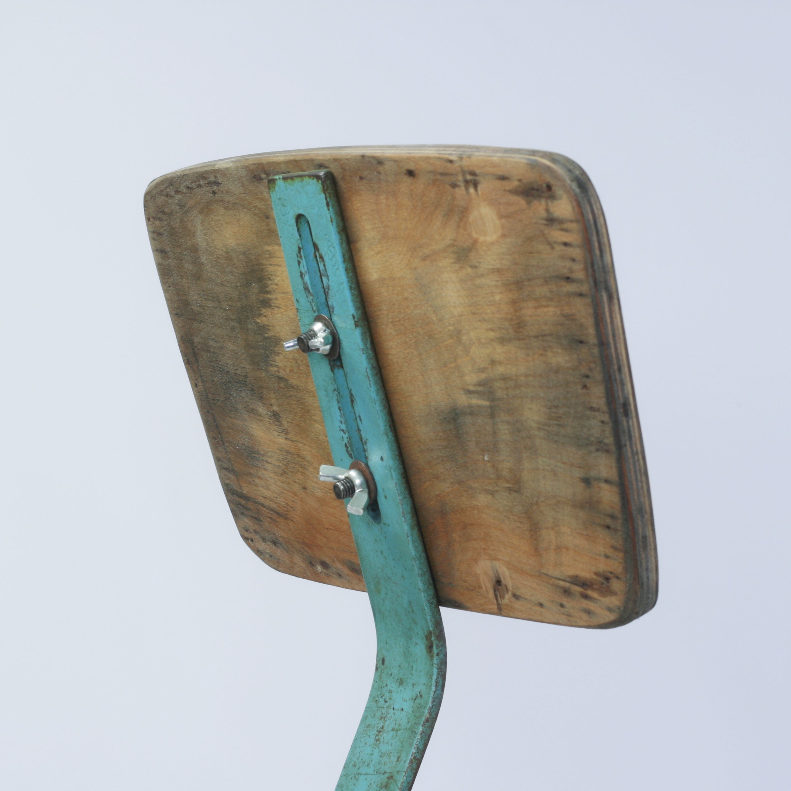 Vintage Industrial Soviet Factory Stool Soviet Union Adjustable ...