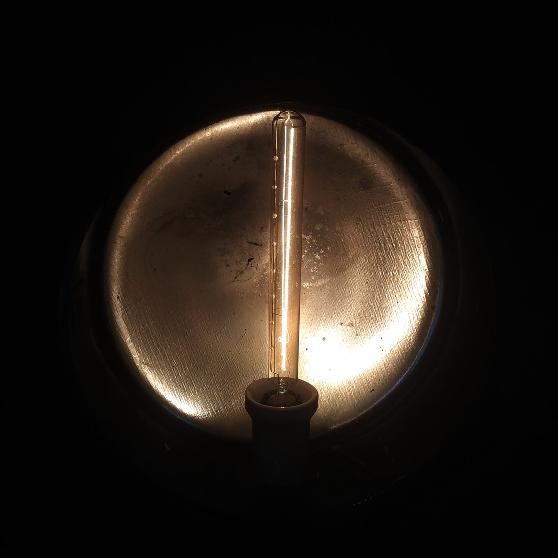 Vintage Soviet USSR Searchlight / Spotlight Lighting | Black Industrial ...