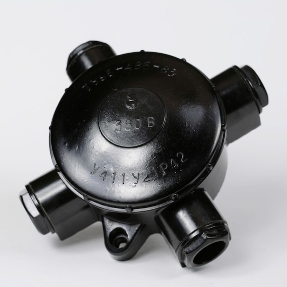 Vintage Black Bakelite Junction Box Surface Mounted Soviet - Etsy