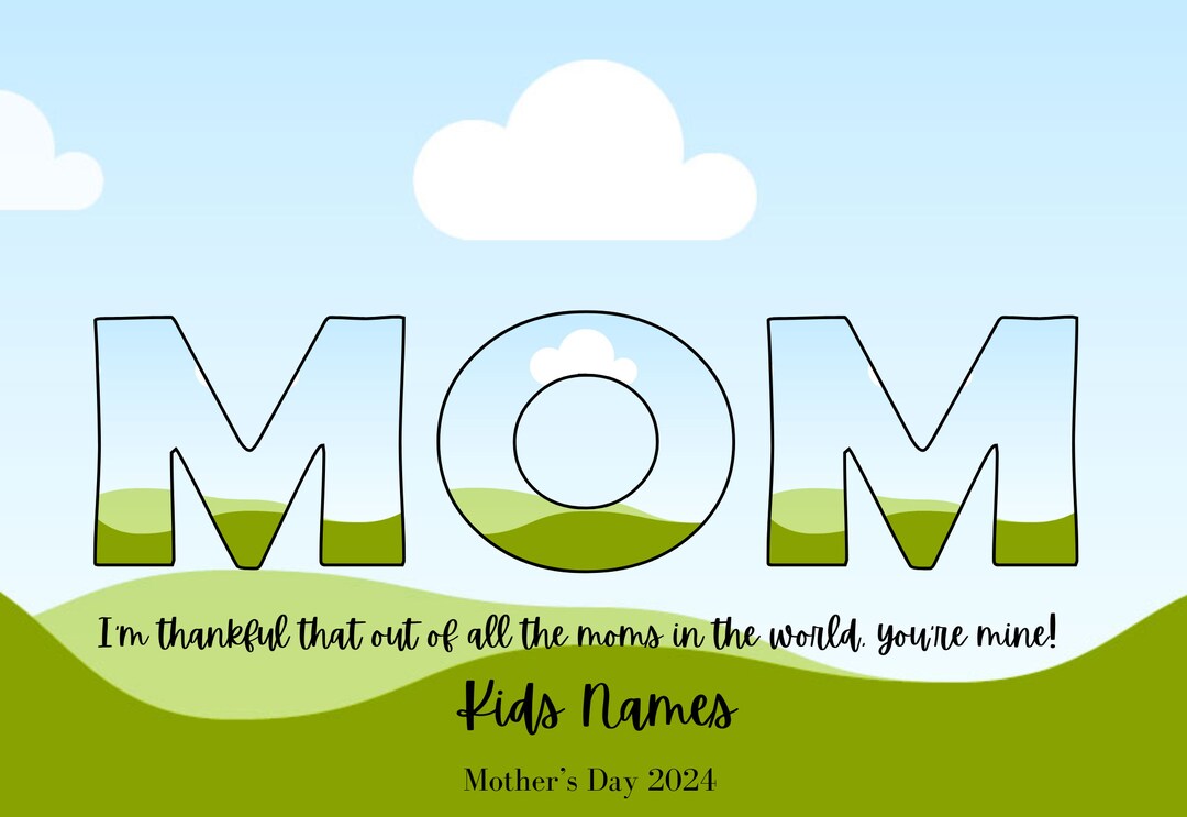 Mothers Day Canva Template, Fathers Day Canva Template Editable ...