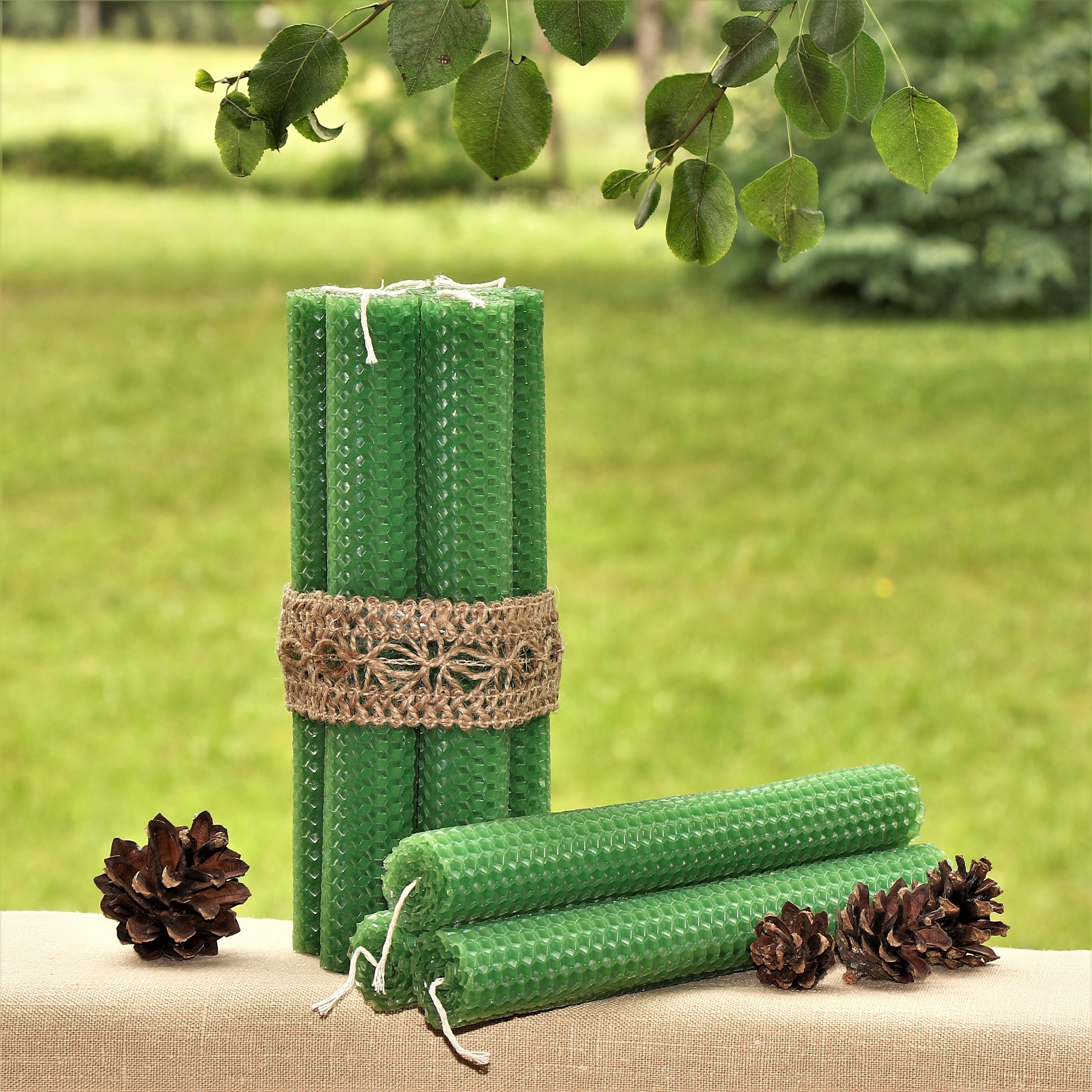 Beeswax Honeycomb Candles Handmade 100% Natural Candles Altar Candles ...