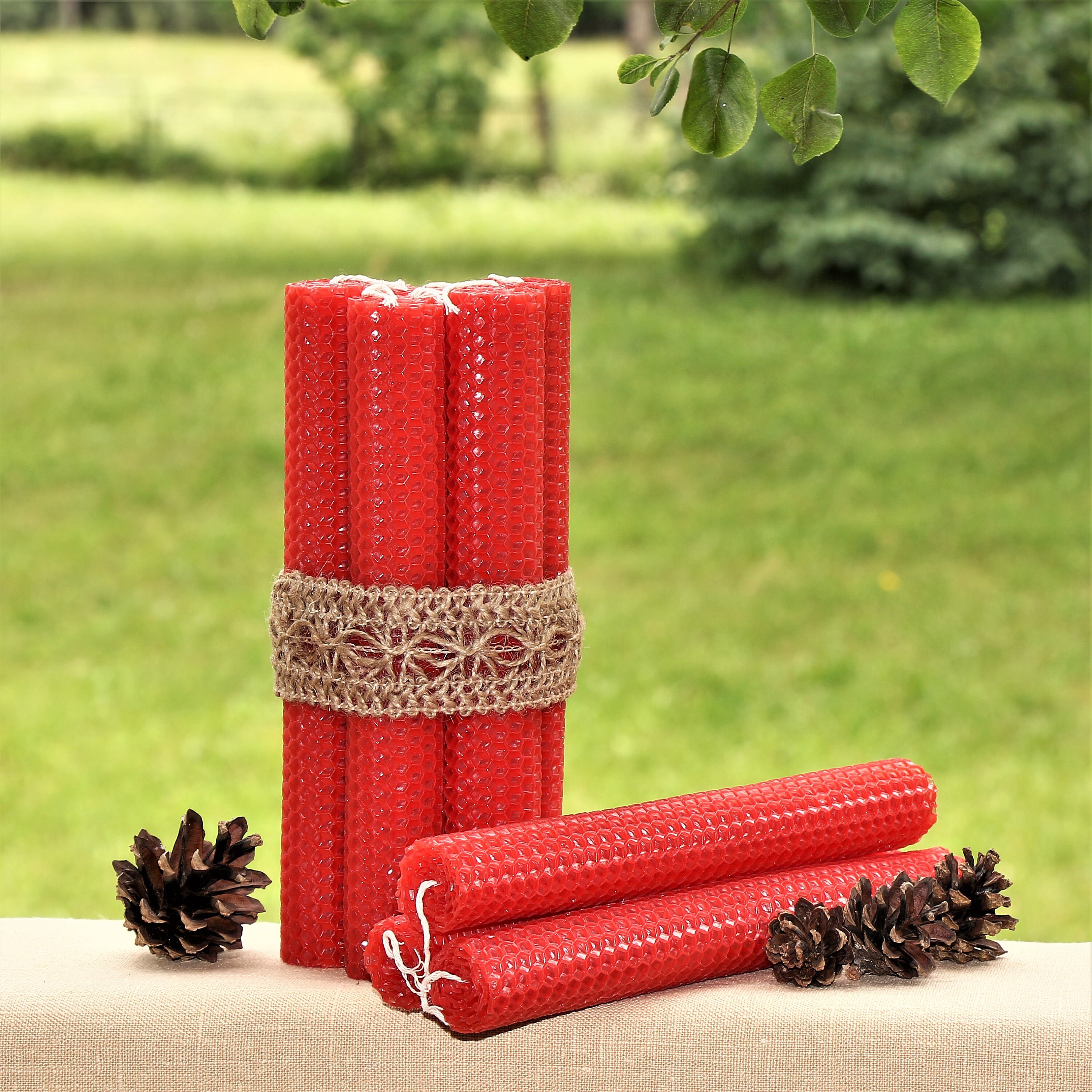 Beeswax Honeycomb Candles Handmade 100% Natural Candles Altar Candles ...