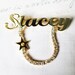 New Design Custom Lapel Pins, Personalized Name Lapel Pin With Star ...