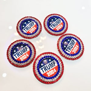 TRUMP 2024 Lapel Pin, USA Flag Lapel Pin, Trump Flag Pin, Pro America ...